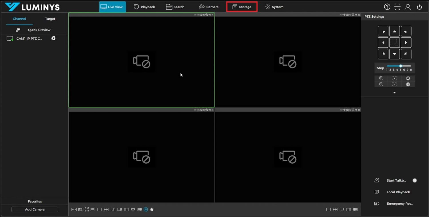 NVR/NVR General Recording Setup - Luminys WIKI
