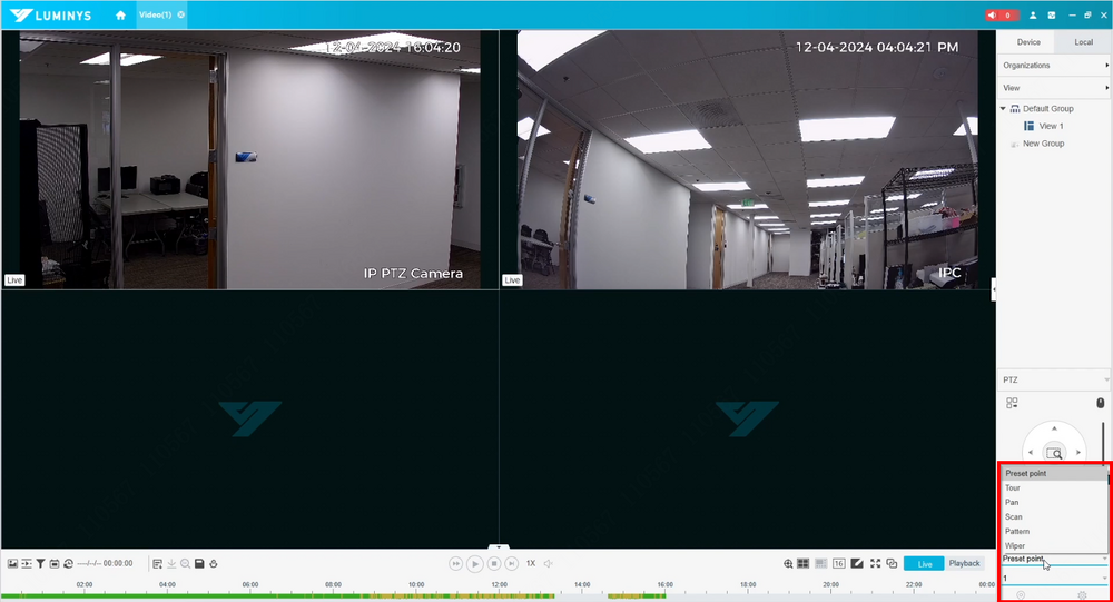 LumiViewer PC/How to Live View in LumiViewer - Luminys WIKI
